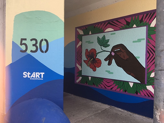 East End Bridges to Art underpass celebrates mural at Gerrard and ...