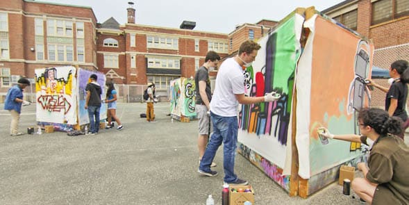 Malvern students get art lesson in a can – Beach Metro Community News