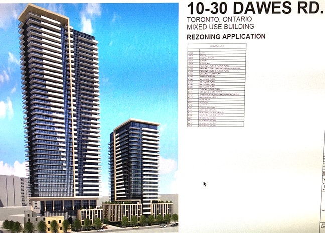 Proposal for 10-30 Dawes Rd. on agenda at Toronto and East York ...