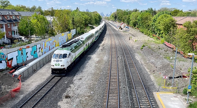 No GO train or bus service along Lakeshore East line from Danforth to ...
