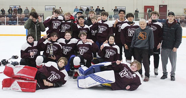 Neil McNeil intramural hockey team celebrates inaugural Vandersteen Cup ...