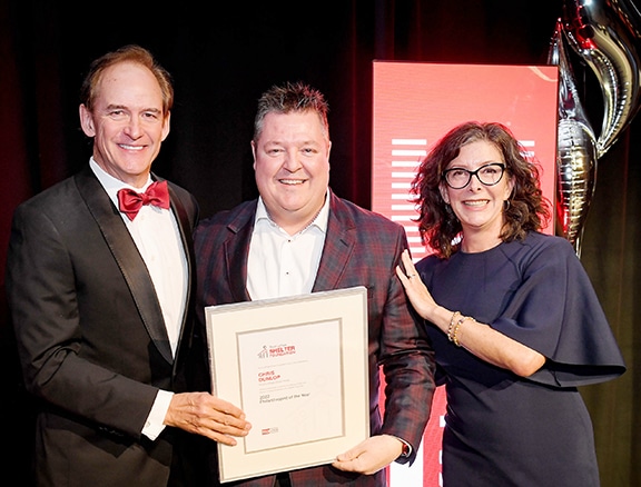 Beach realtor Chris Dunlop presented with Royal LePage Shelter ...