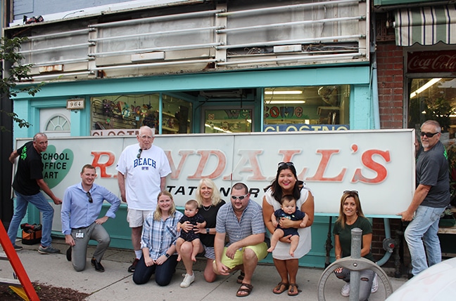 End of an era: Randall's Stationery sign taken down from Kingston Road ...