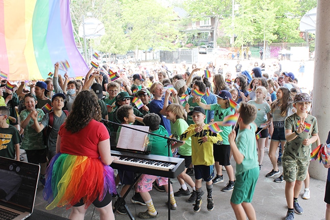 Love and inclusivity celebrated at St. Denis Catholic School's Pride ...