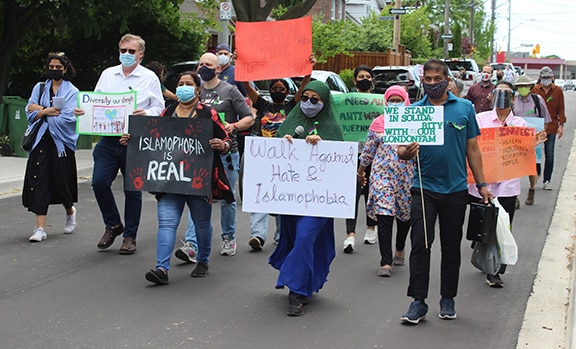 Walk Against Hate in East Toronto shows support for Muslim community, calls for action on hate ...