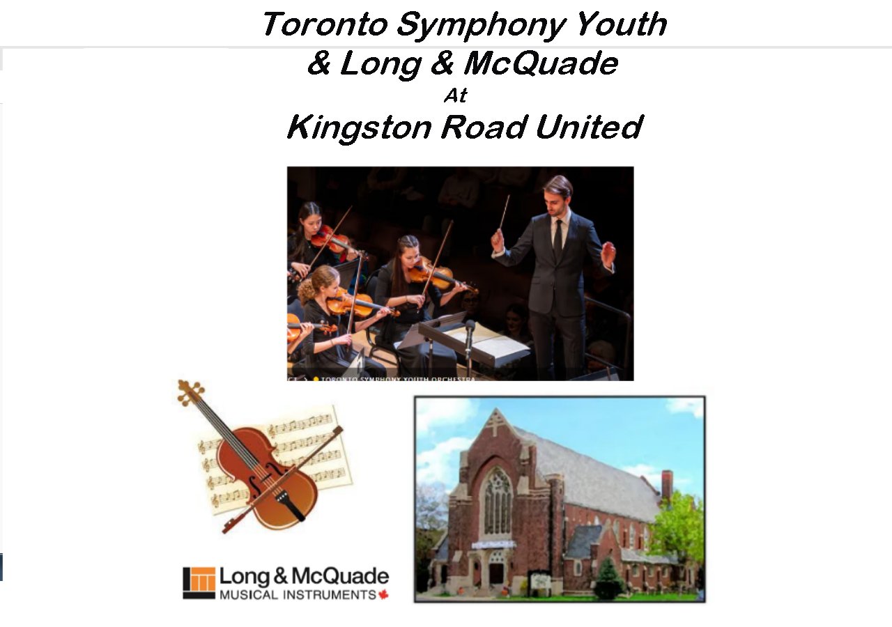 Toronto Symphony Youth Orchestra Recital and Instrument Petting Zoo ...