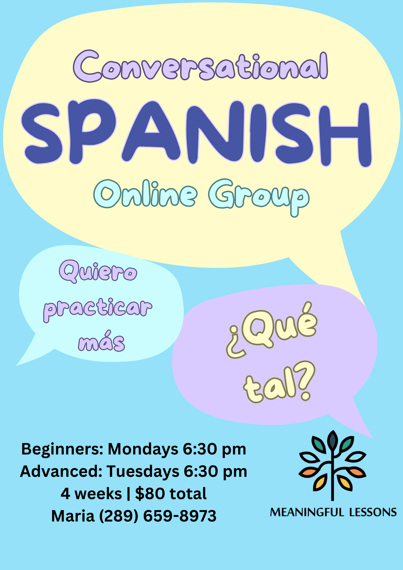 Conversational Spanish Circles – Beach Metro Community News